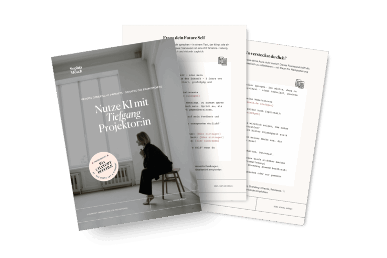 ChatGPT Framework - Sophia Mösch | Projector Business Consultant